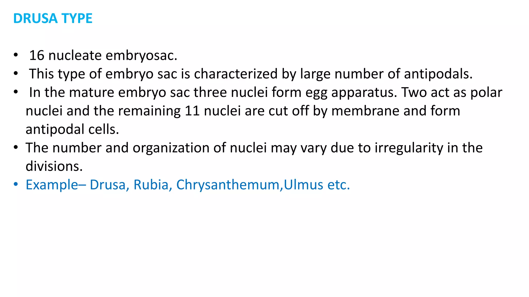 Types of embryosac | PPTX