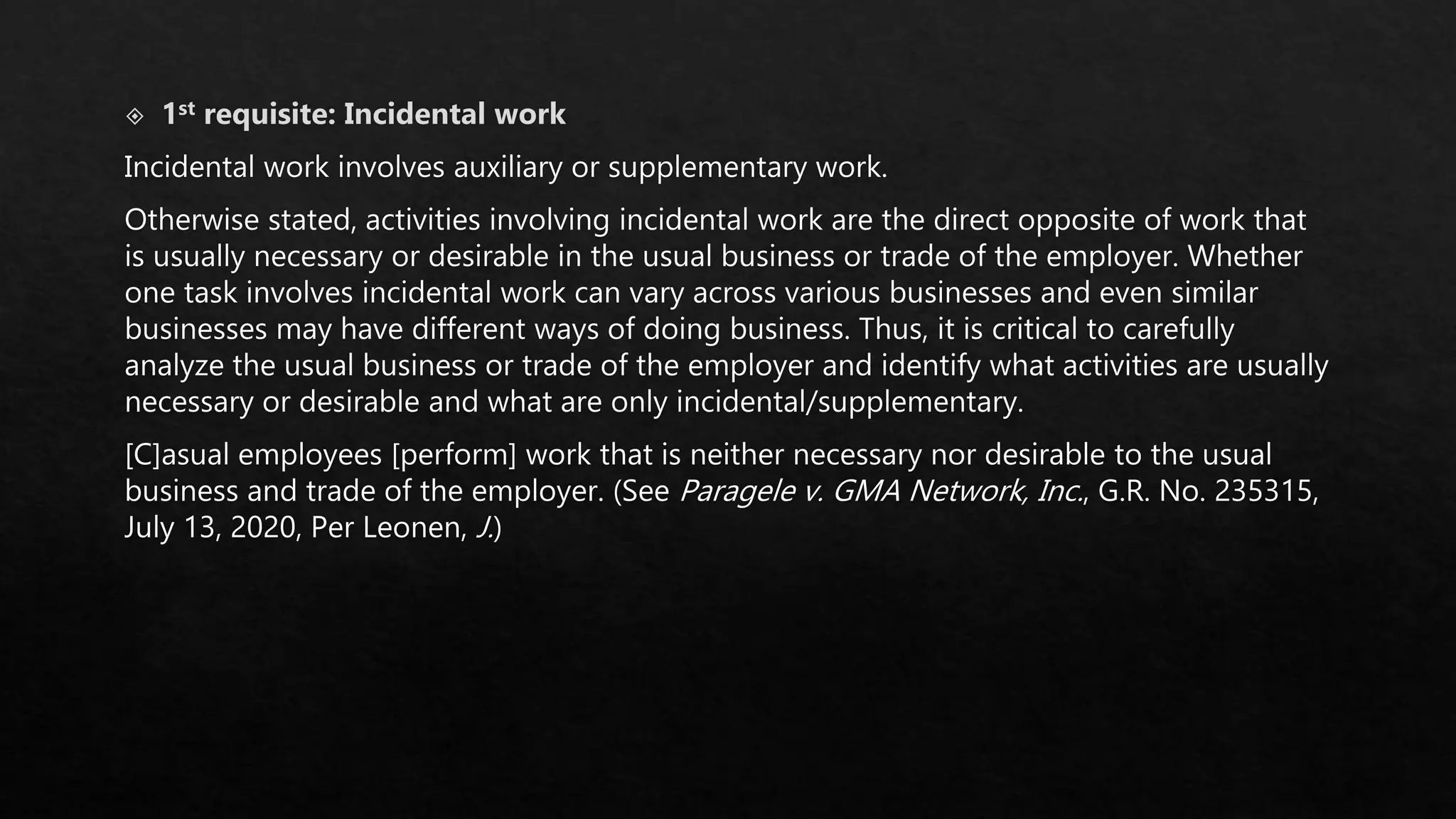 employment types - different classifications | PPTX