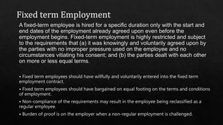 employment types - different classifications | PPT