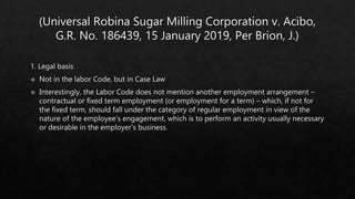 employment types - different classifications | PPT