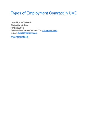 Types of Employment Contract in UAE.pdf