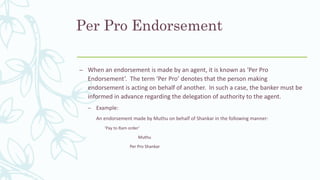 Types of endorsement | PPTX