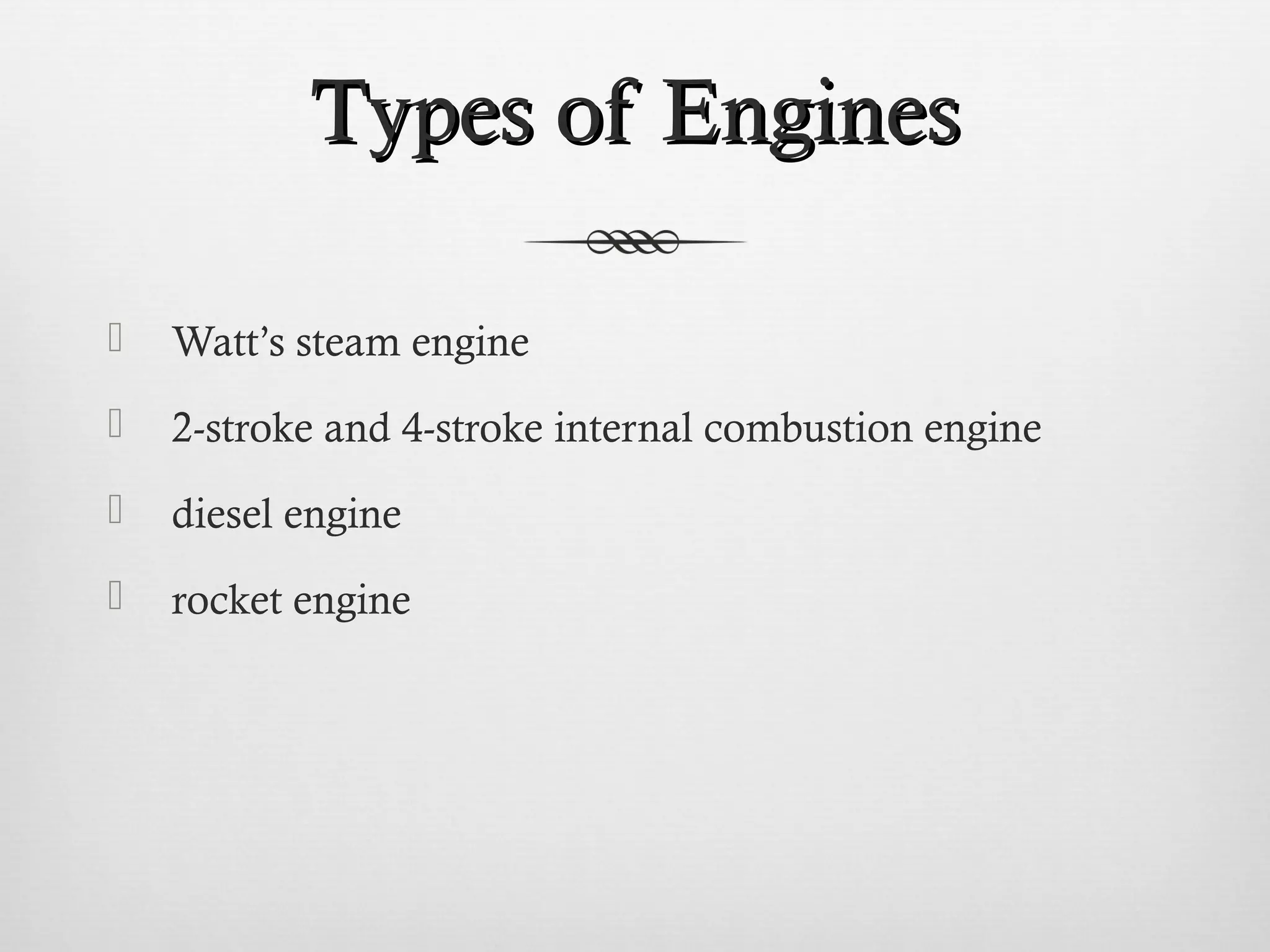 Types of engines | PPT