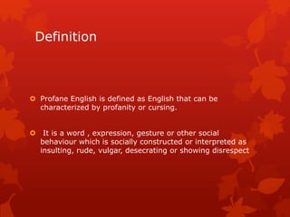 Types of English | PPTX