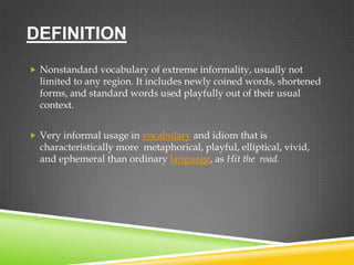 Types of English | PPTX