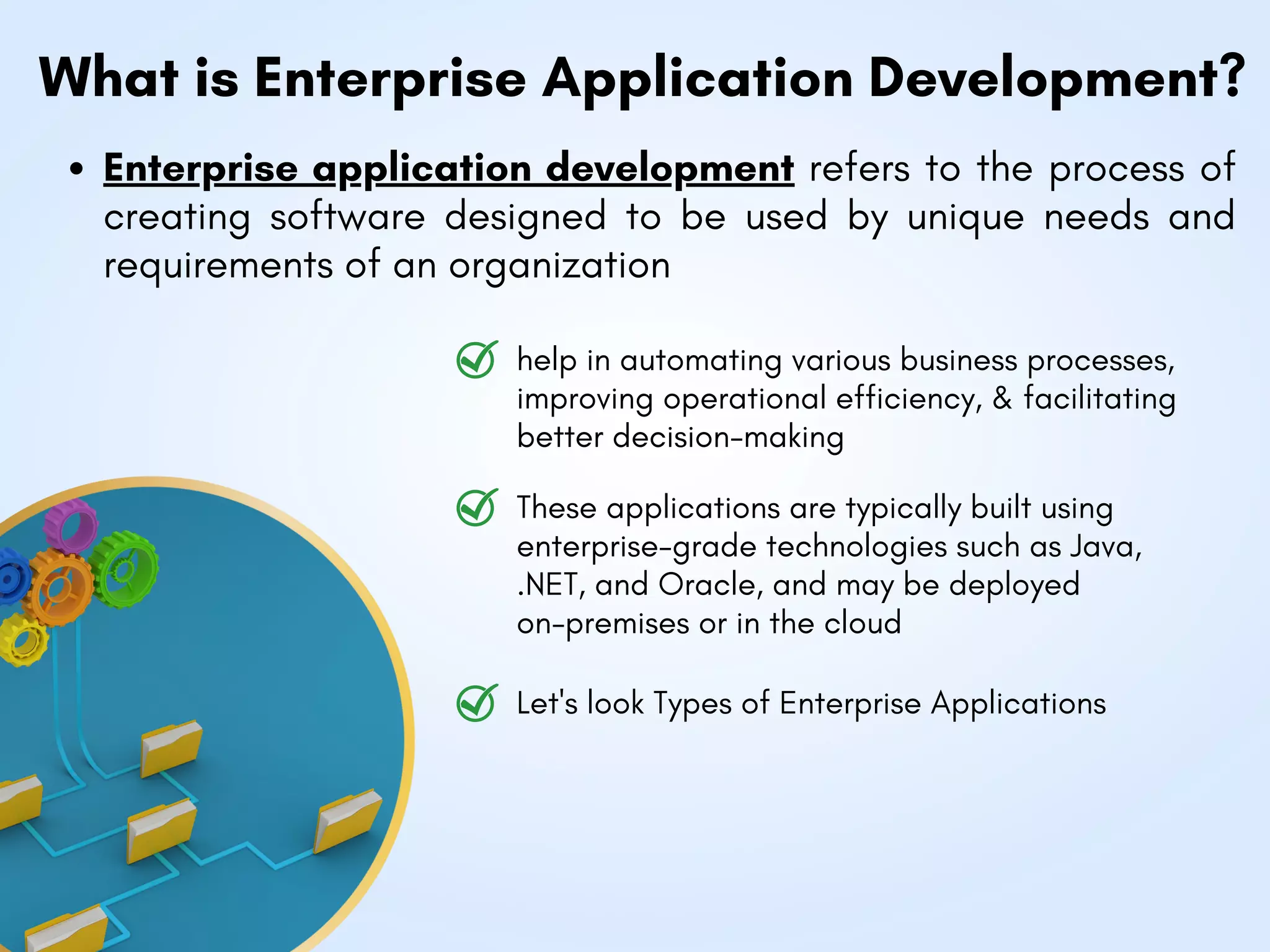 Know about Types of Enterprise Application Development | PPT
