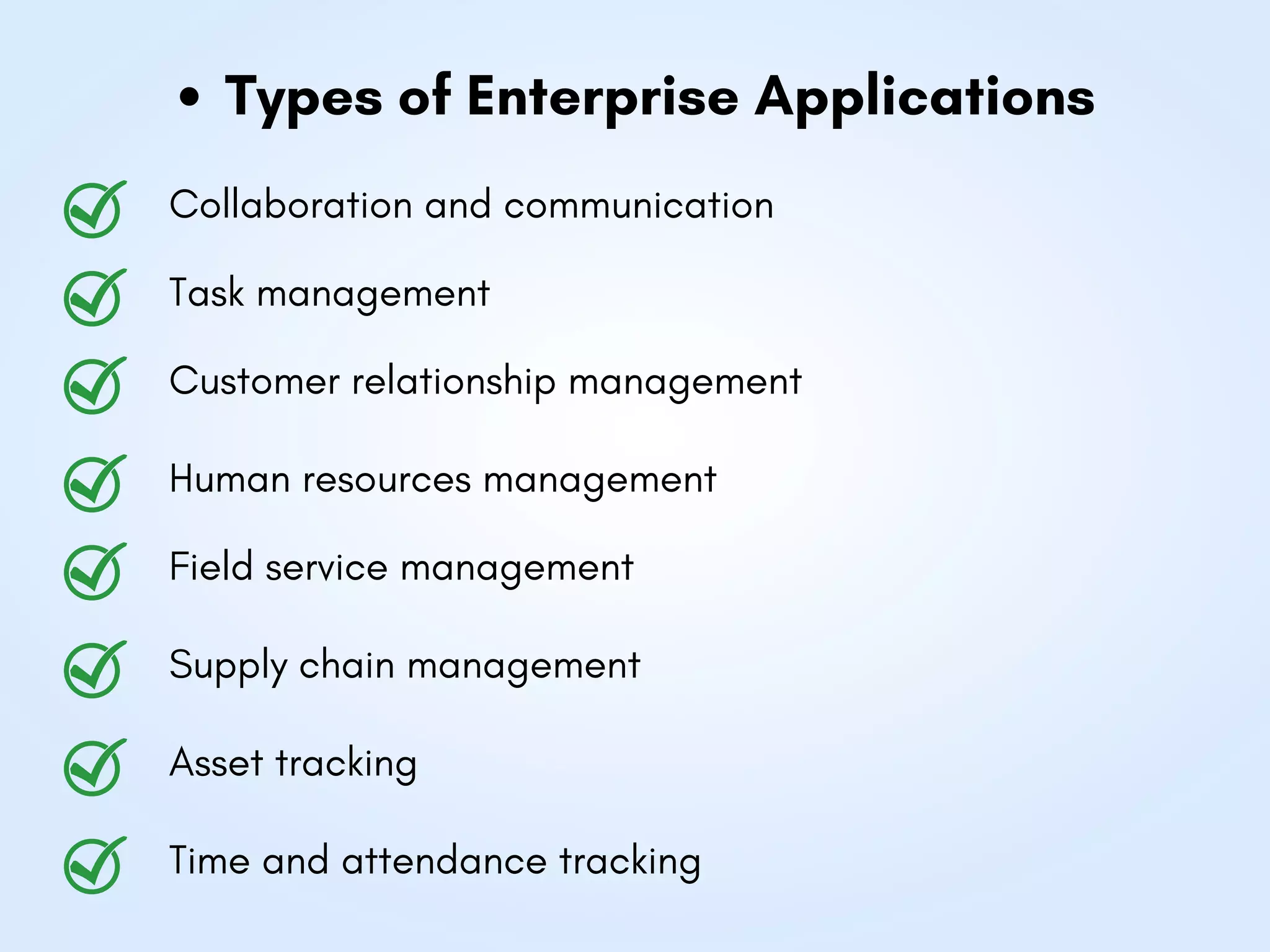 Know about Types of Enterprise Application Development | PDF