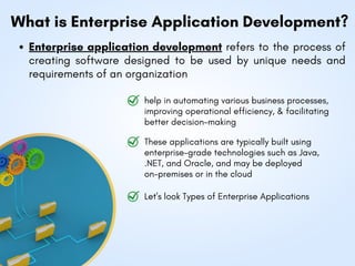 Know about Types of Enterprise Application Development | PDF