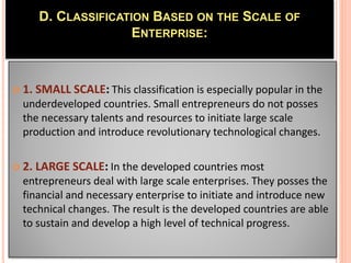 TYPES OF ENTREPRENEURSHIP | PPTX
