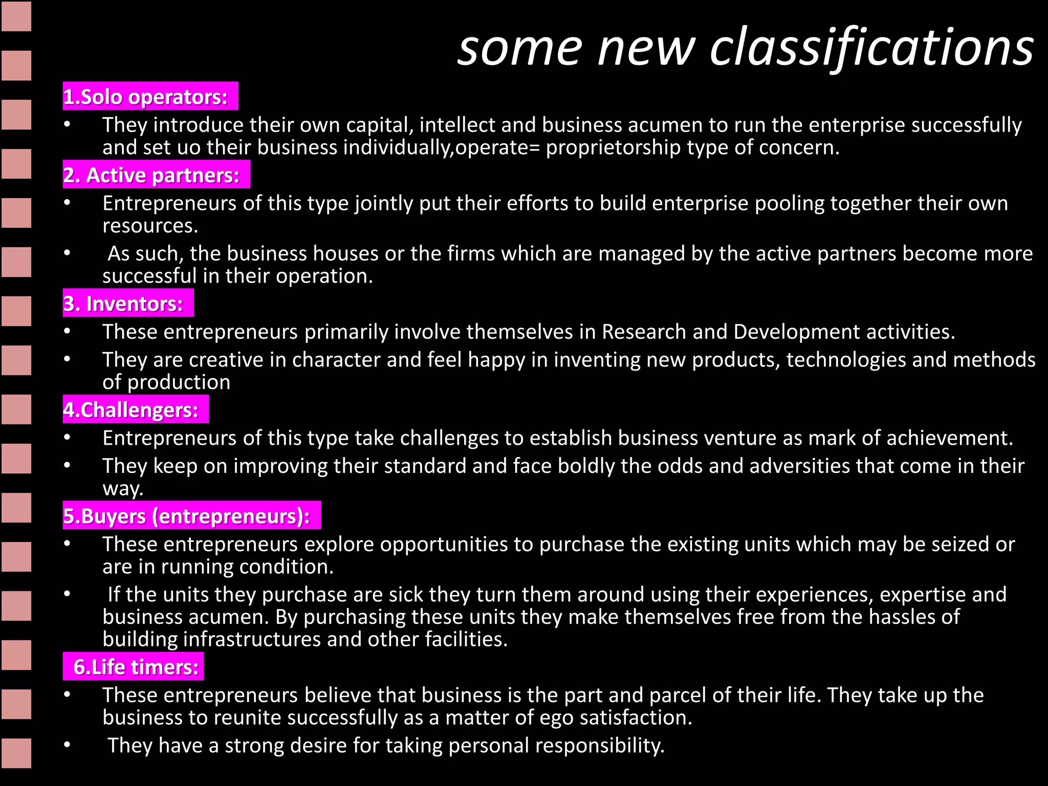 Types of entrepreneur | PPTX