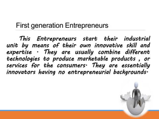 Types of entrepreneurs | PPTX