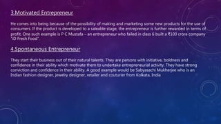 Types of Entrepreneurs and factors affecting entrepreneurial growth.pptx