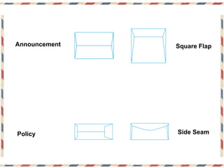 Types of envelops | PPTX