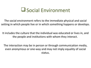 Types of environment | PPT