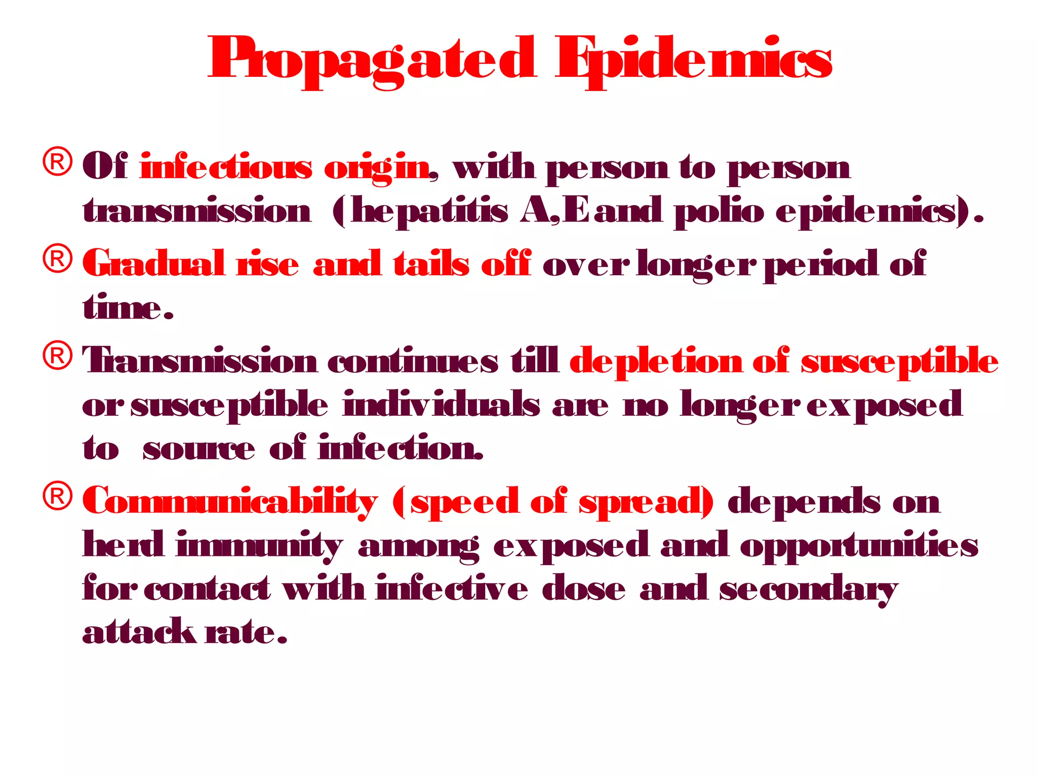 Types of epidemics and epidemic investigations | PPT