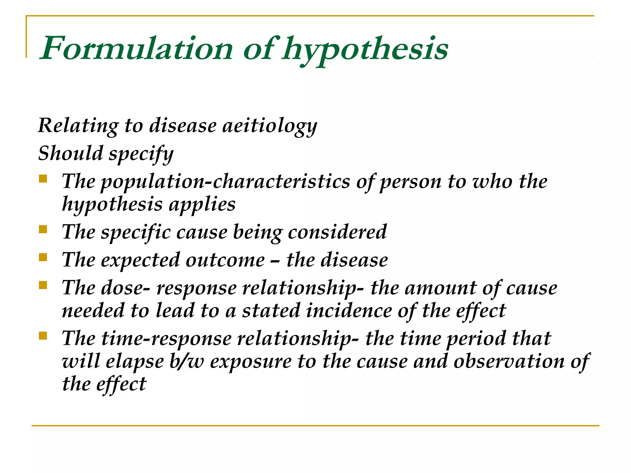 Types of epidemiological designs | PPT