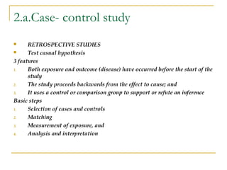 Types of epidemiological designs | PPT