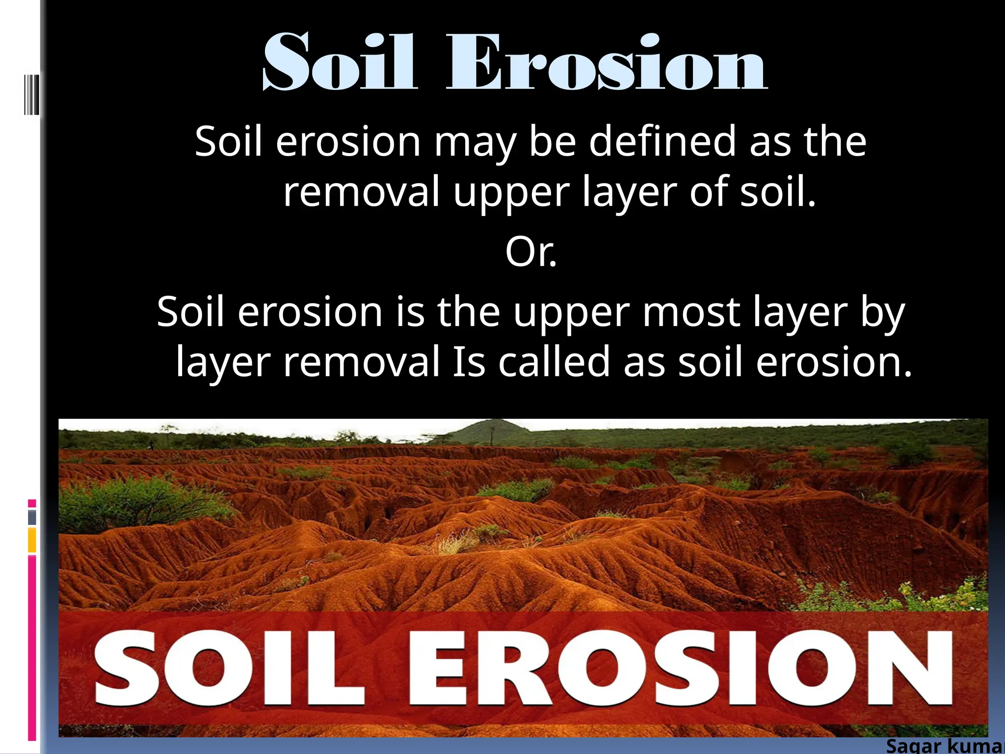 Soil erosion and types subject soil conservation.pptx