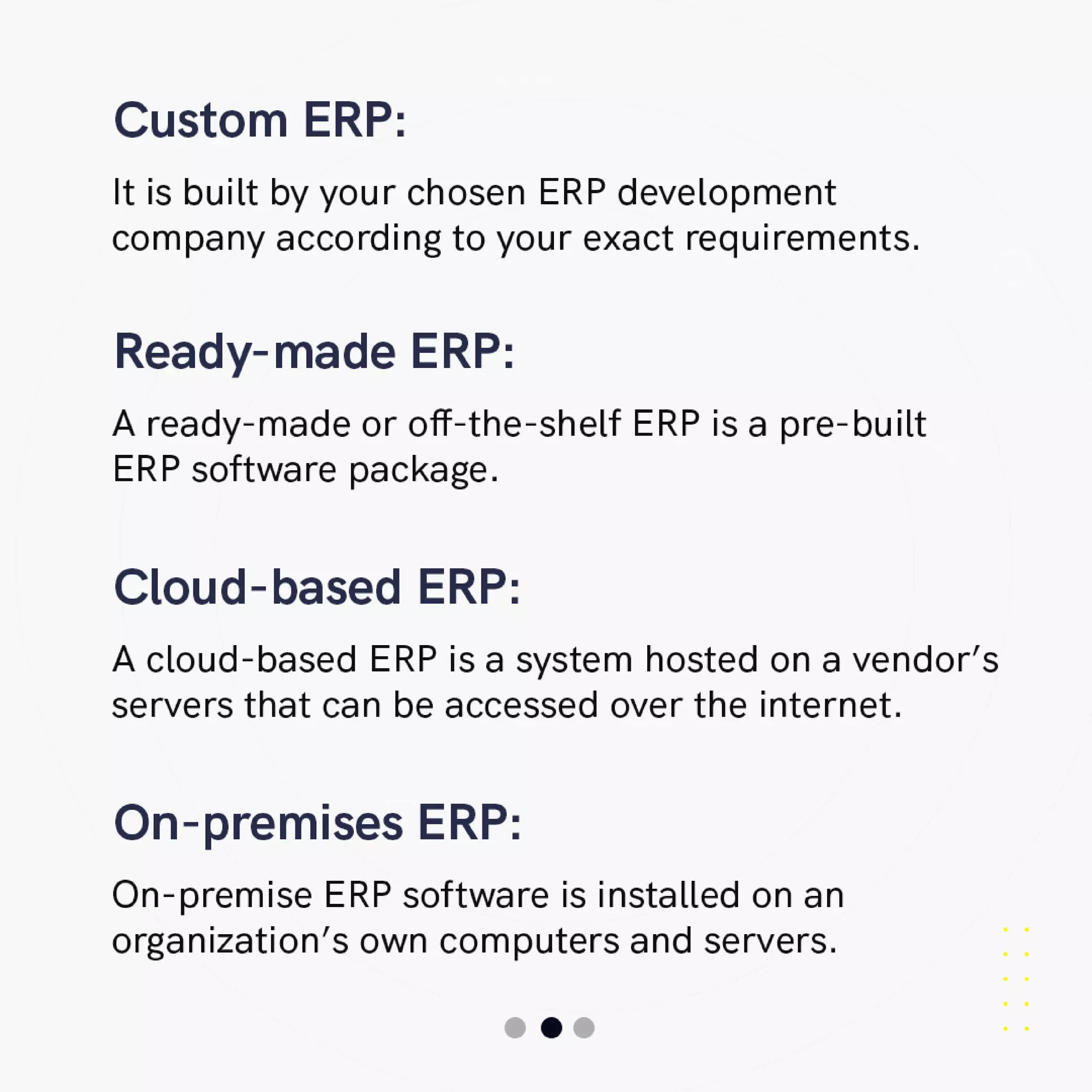 Types of ERP System | PDF