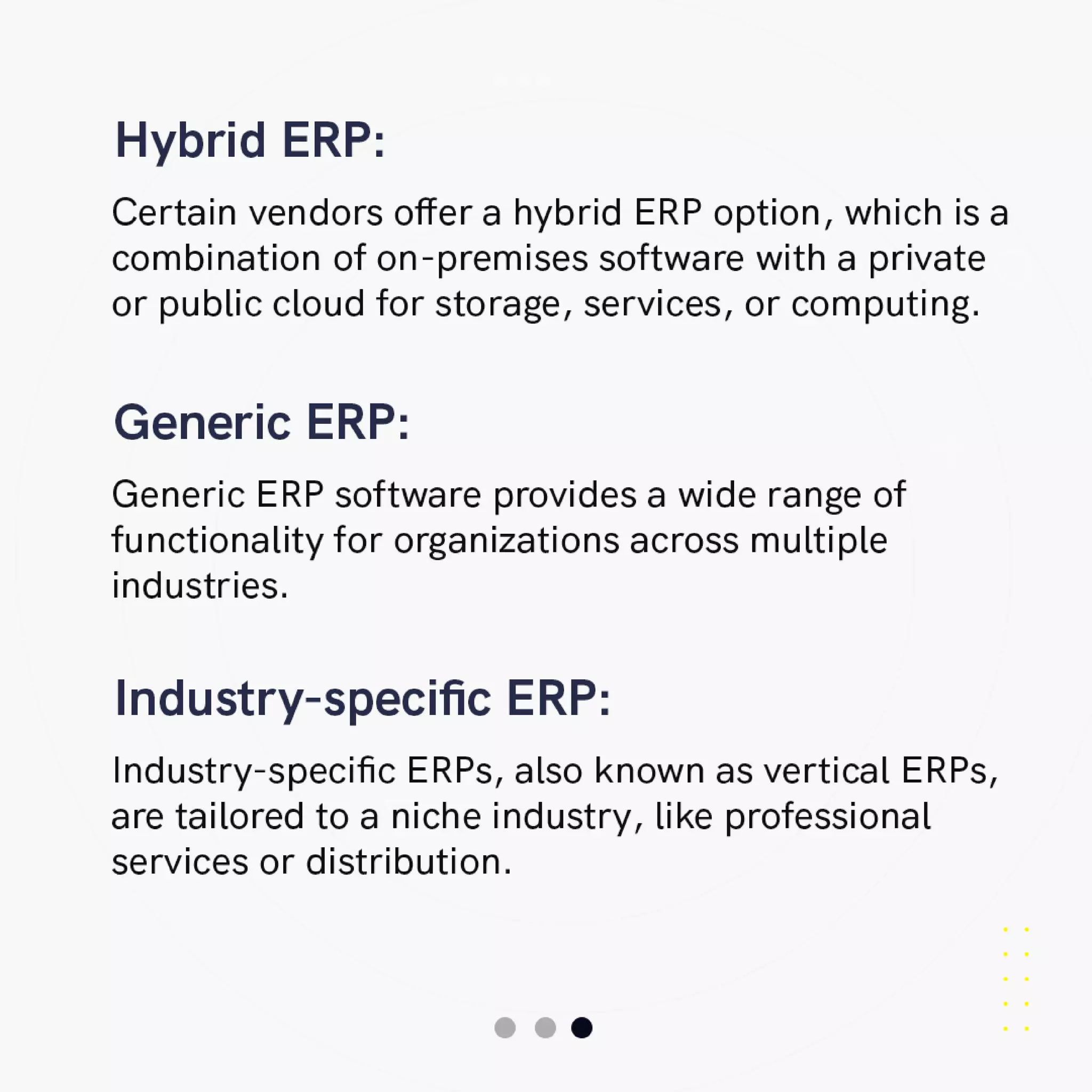 Types of ERP System | PDF