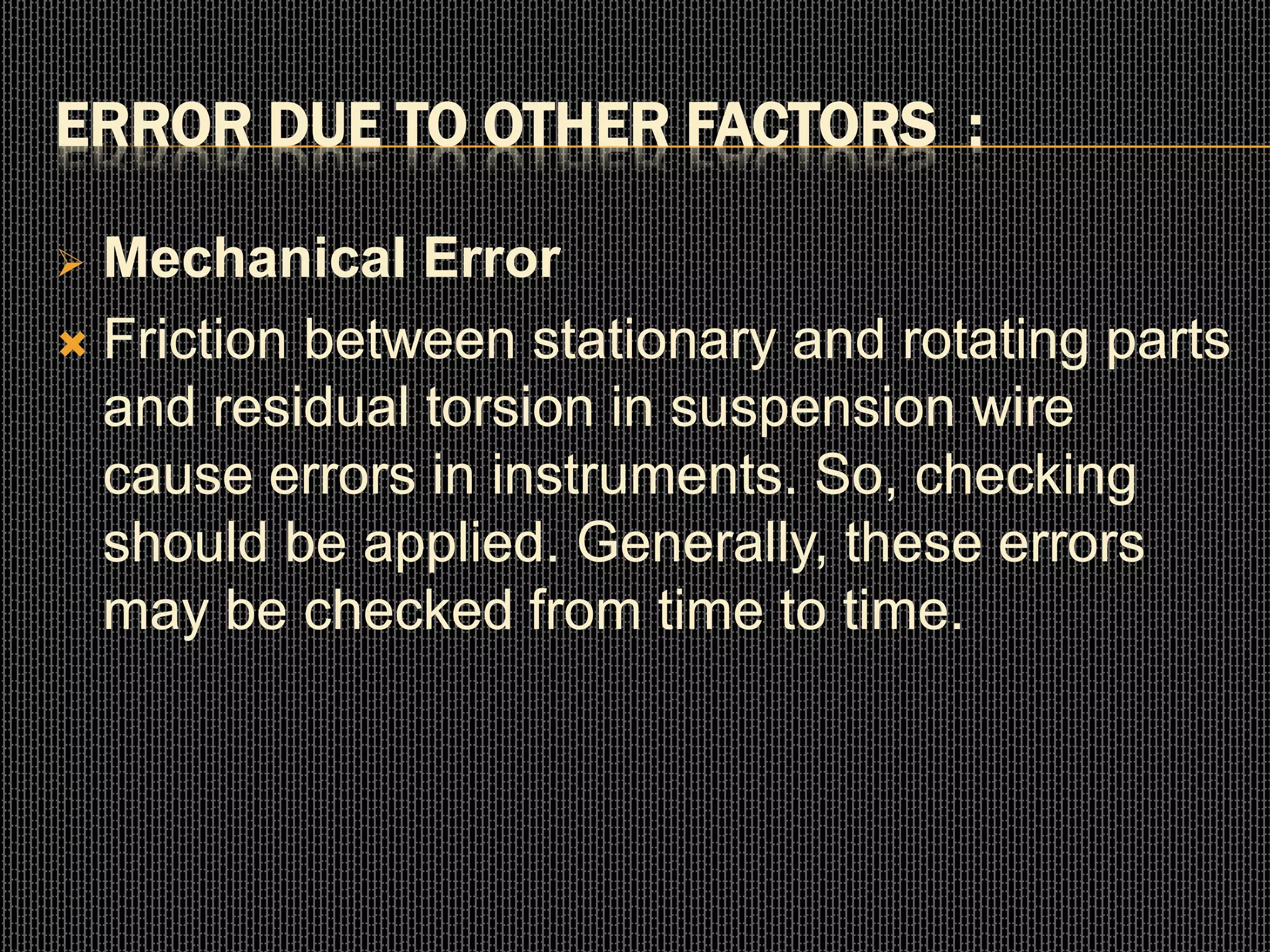 Error and its types | PPTX