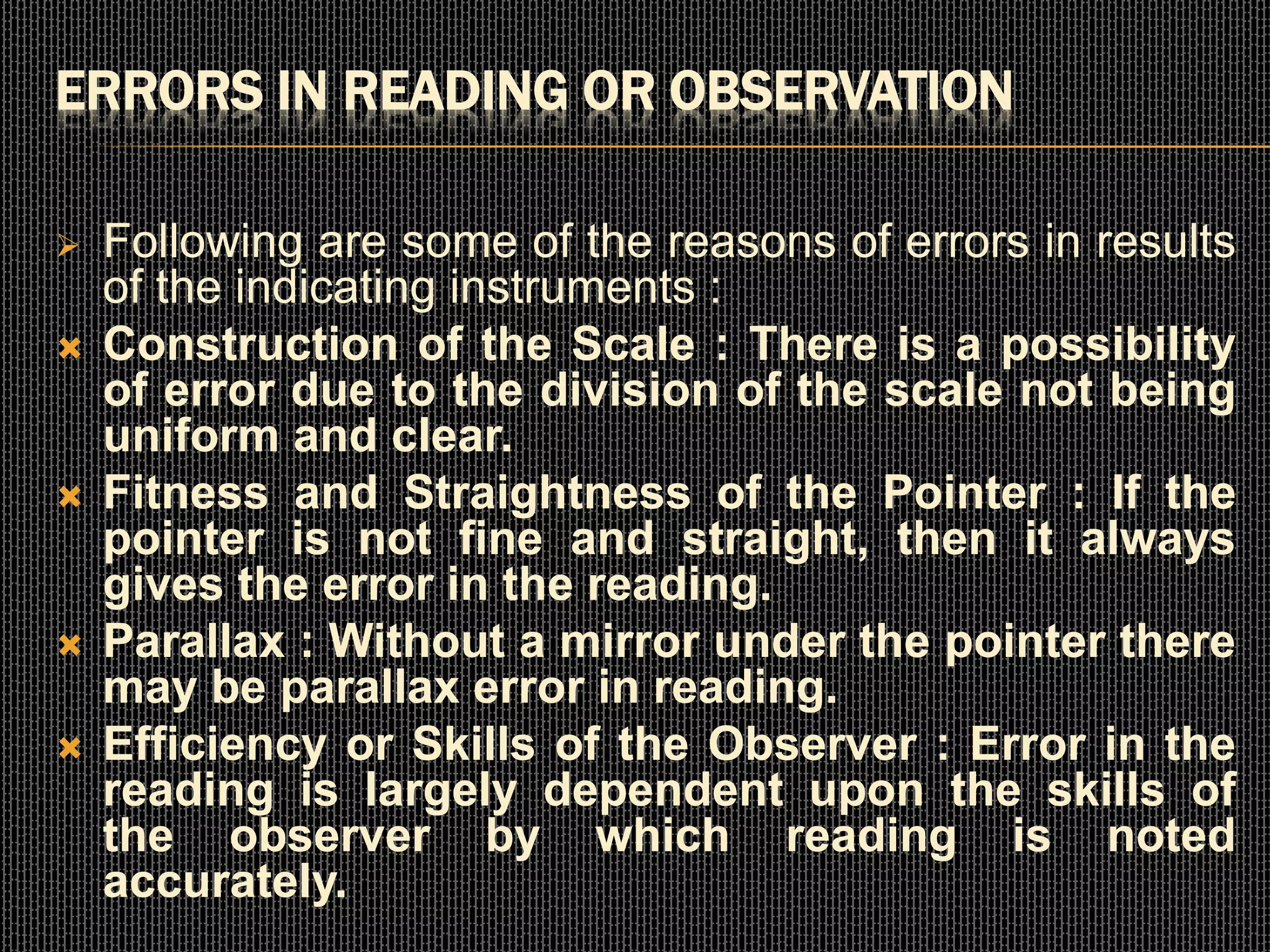 Error and its types | PPTX