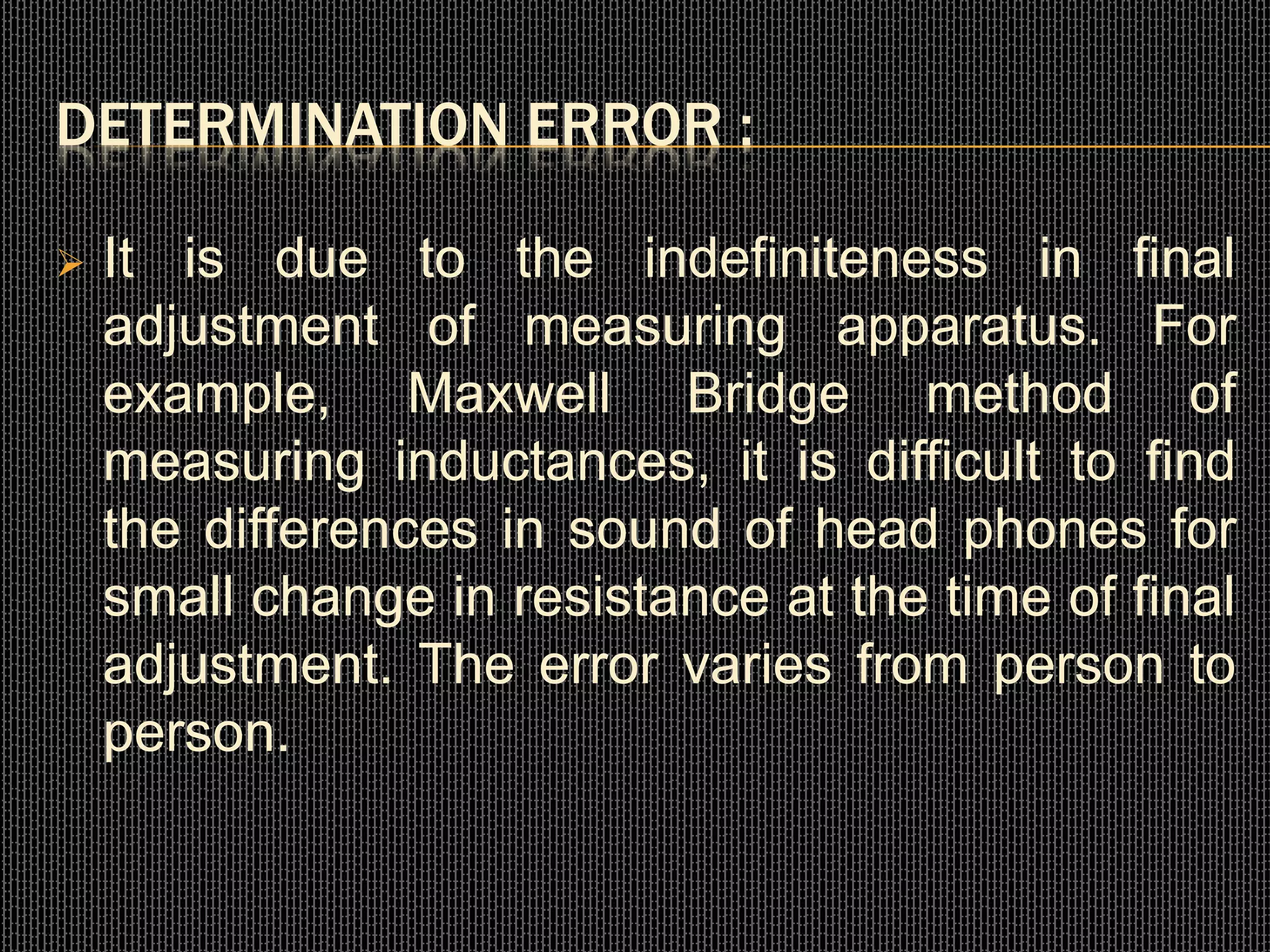 Error and its types | PPTX