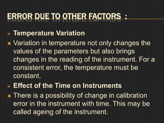 Error and its types | PPTX