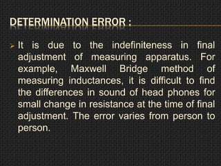 Error and its types | PPTX