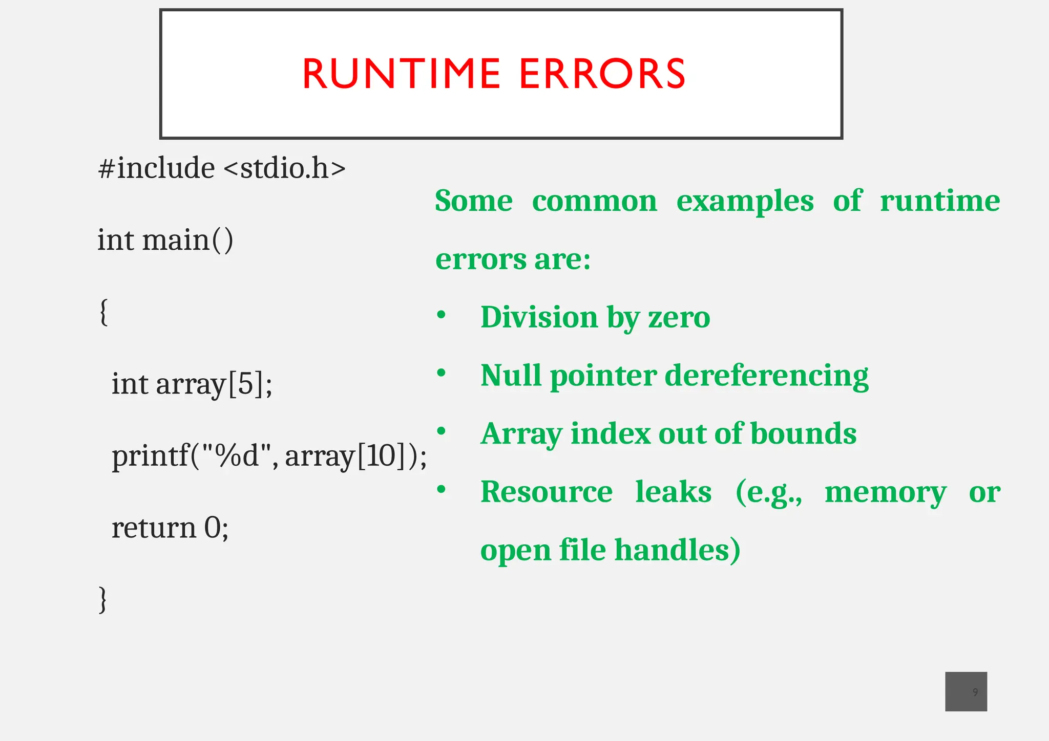Programming in C - Types of Errorss.pptx
