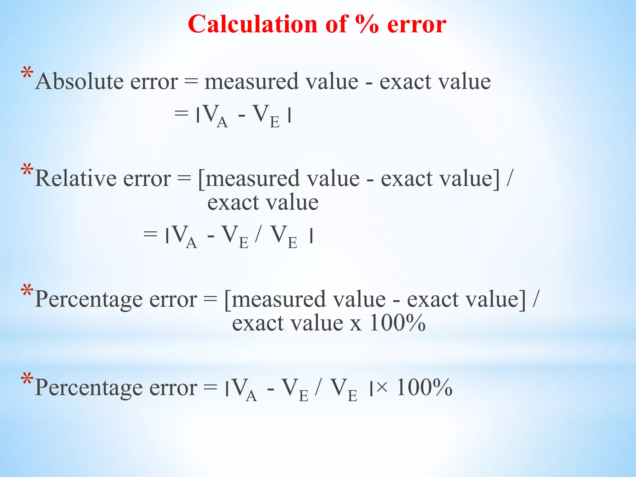 Types of errors | PPTX