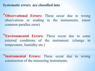 Types of errors | PPTX