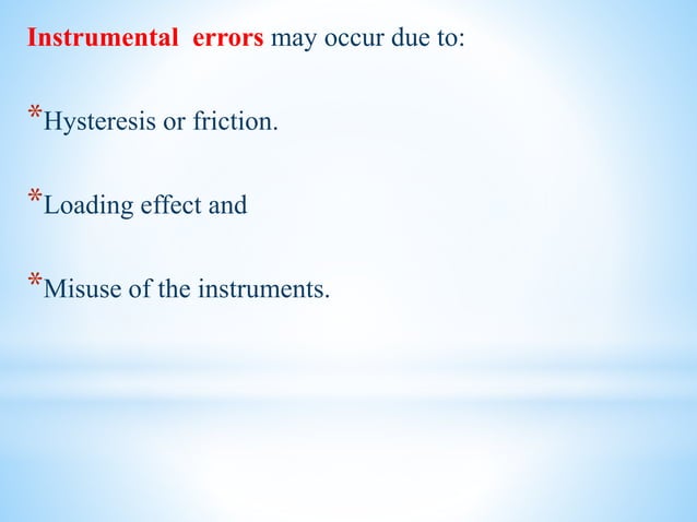 Types of errors | PPTX | Physics | Science