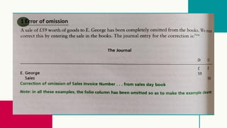 Types and Correction of Errors | PDF