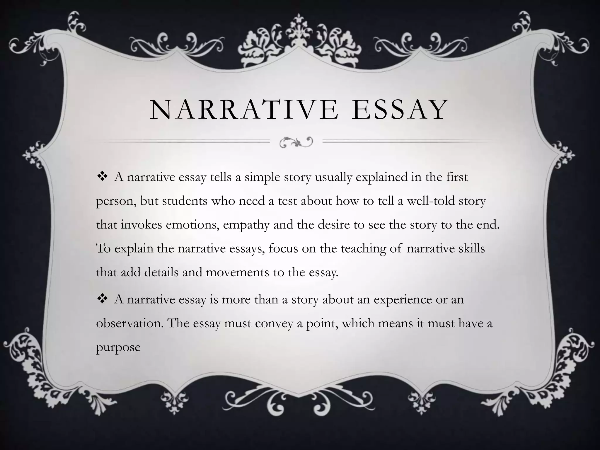 Narrative Essay | PPT