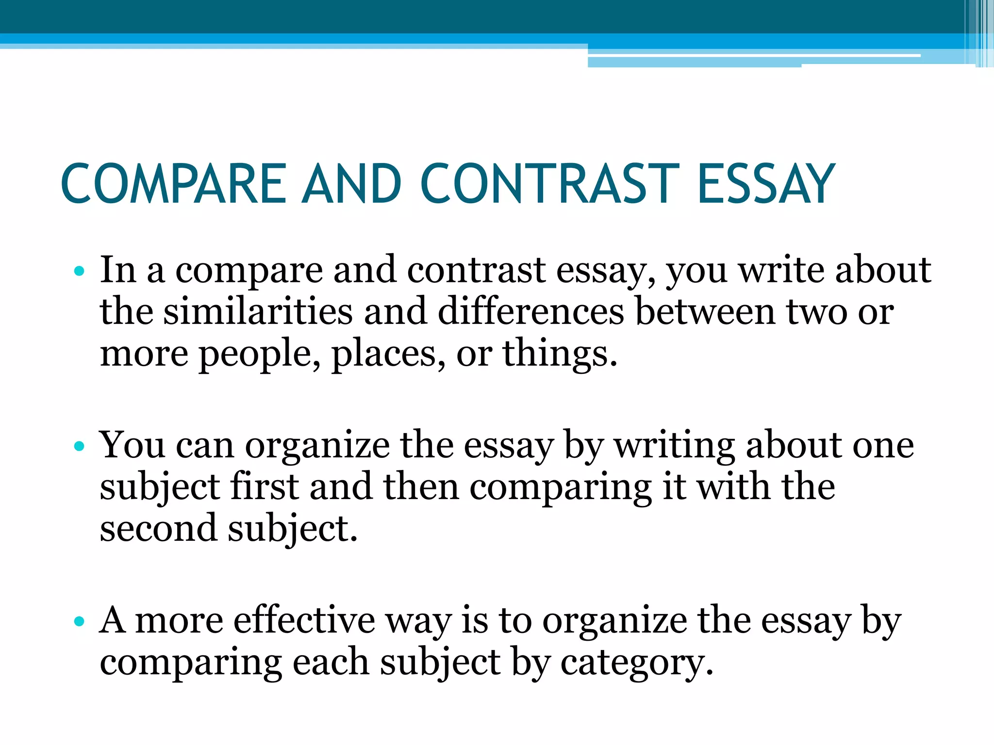 Types of essays | PPTX