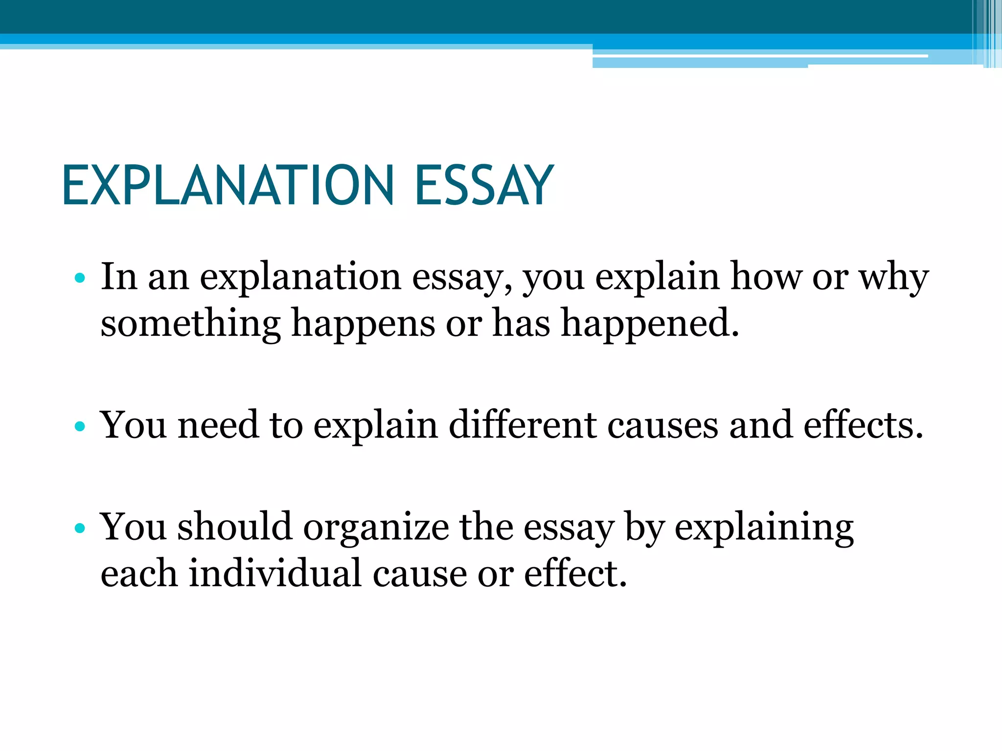 Types of essays | PPTX
