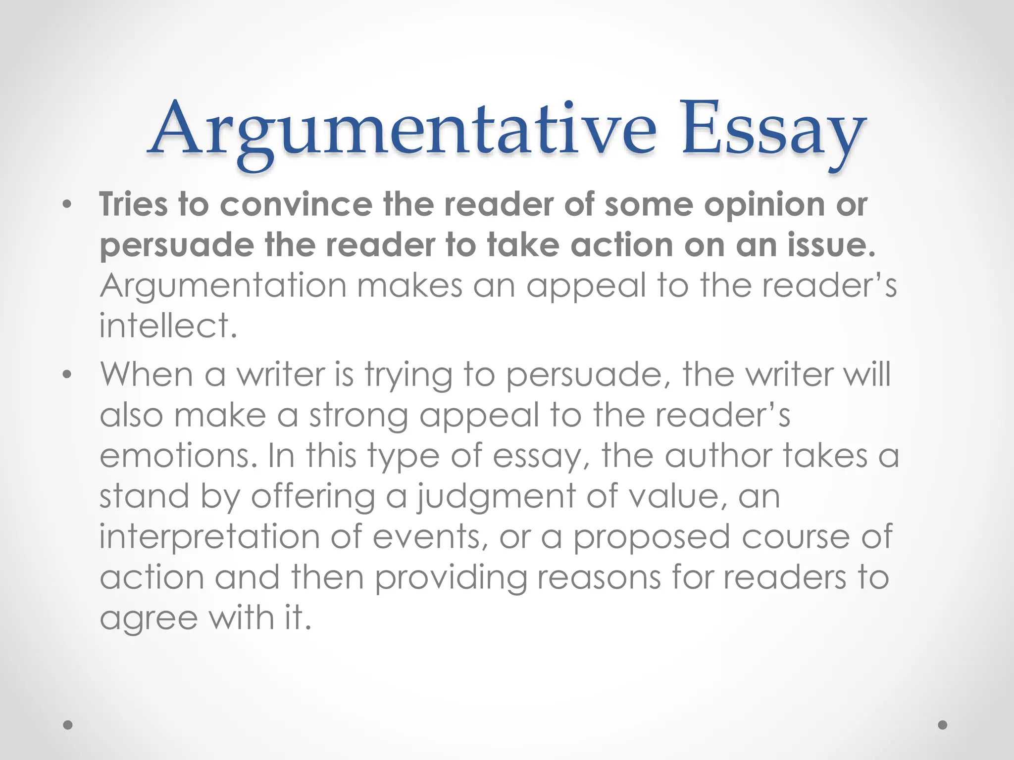 Types of essays | PPT