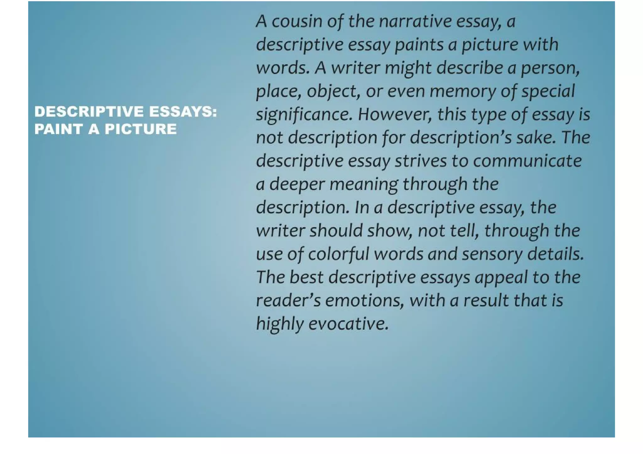 Types Of Essays | PDF