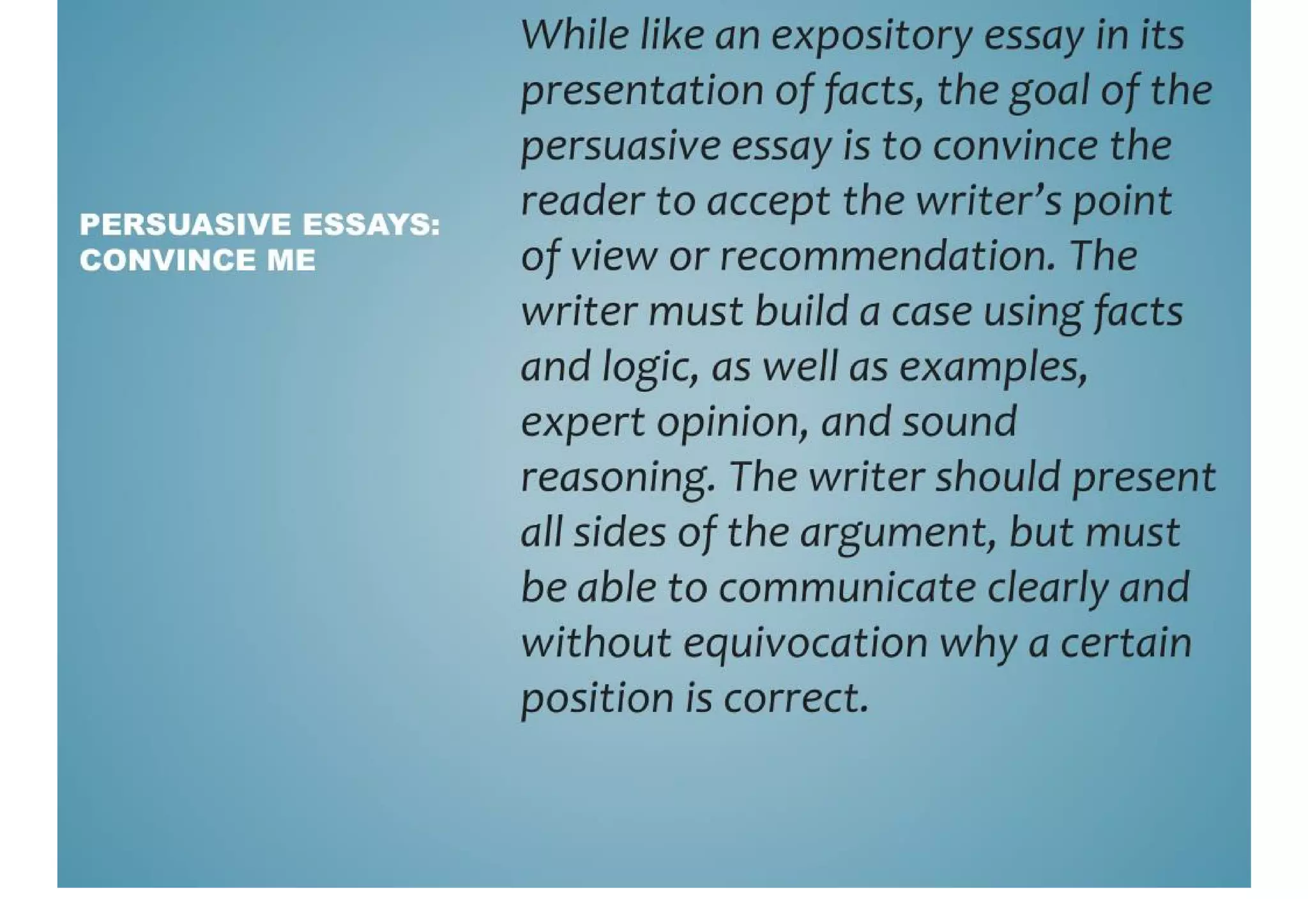 Types Of Essays | PDF