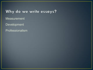 Alexis John Benedicto (Types of essays) | PPT