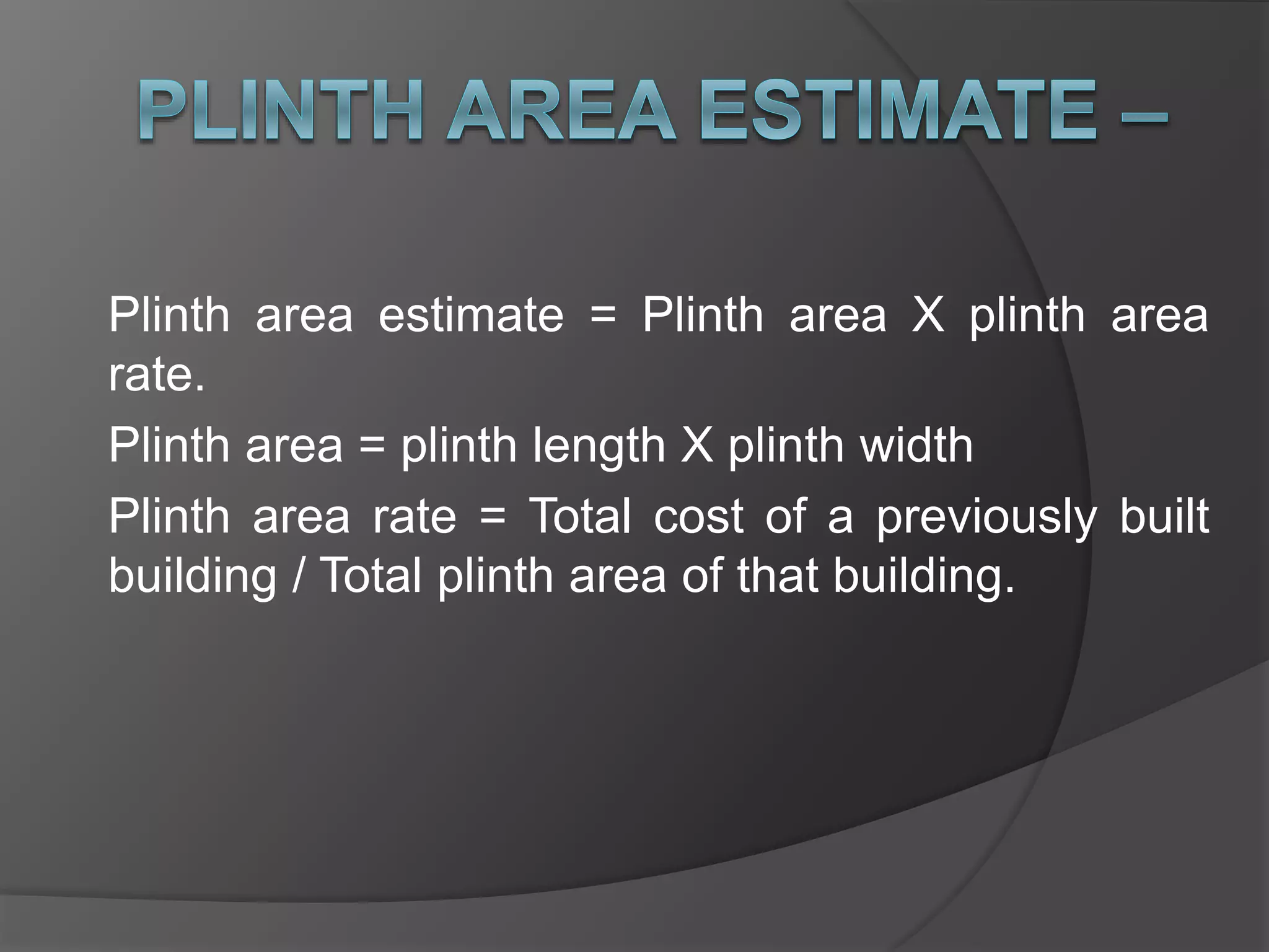 Types of estimate | PPTX