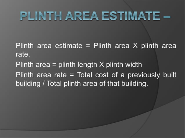 Types of estimate | PPTX | Civil Engineering Industry | Industries