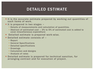 Types of estimates | PPTX