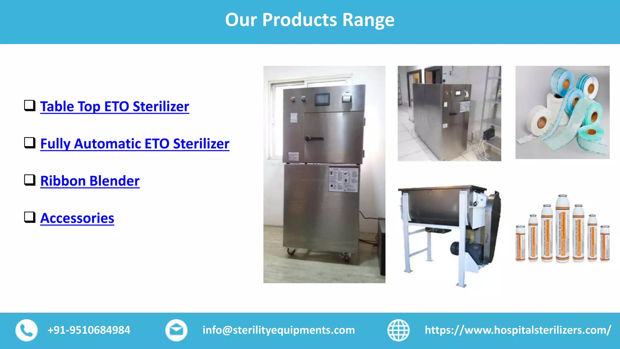 Types of eto sterilizers for eo sterilization | PPTX | Manufacturing Industry | Industries