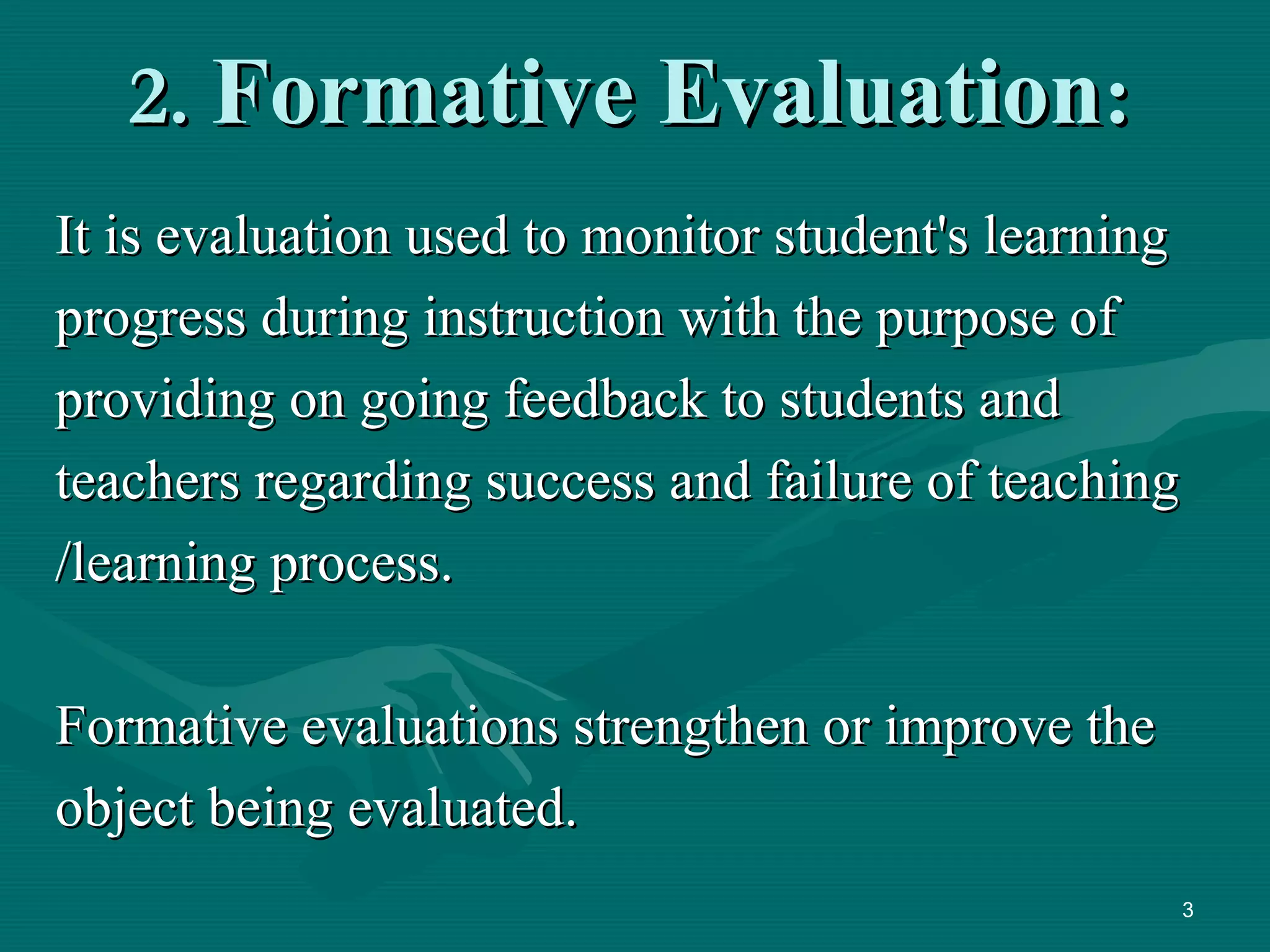 Types of evaluation | PPT