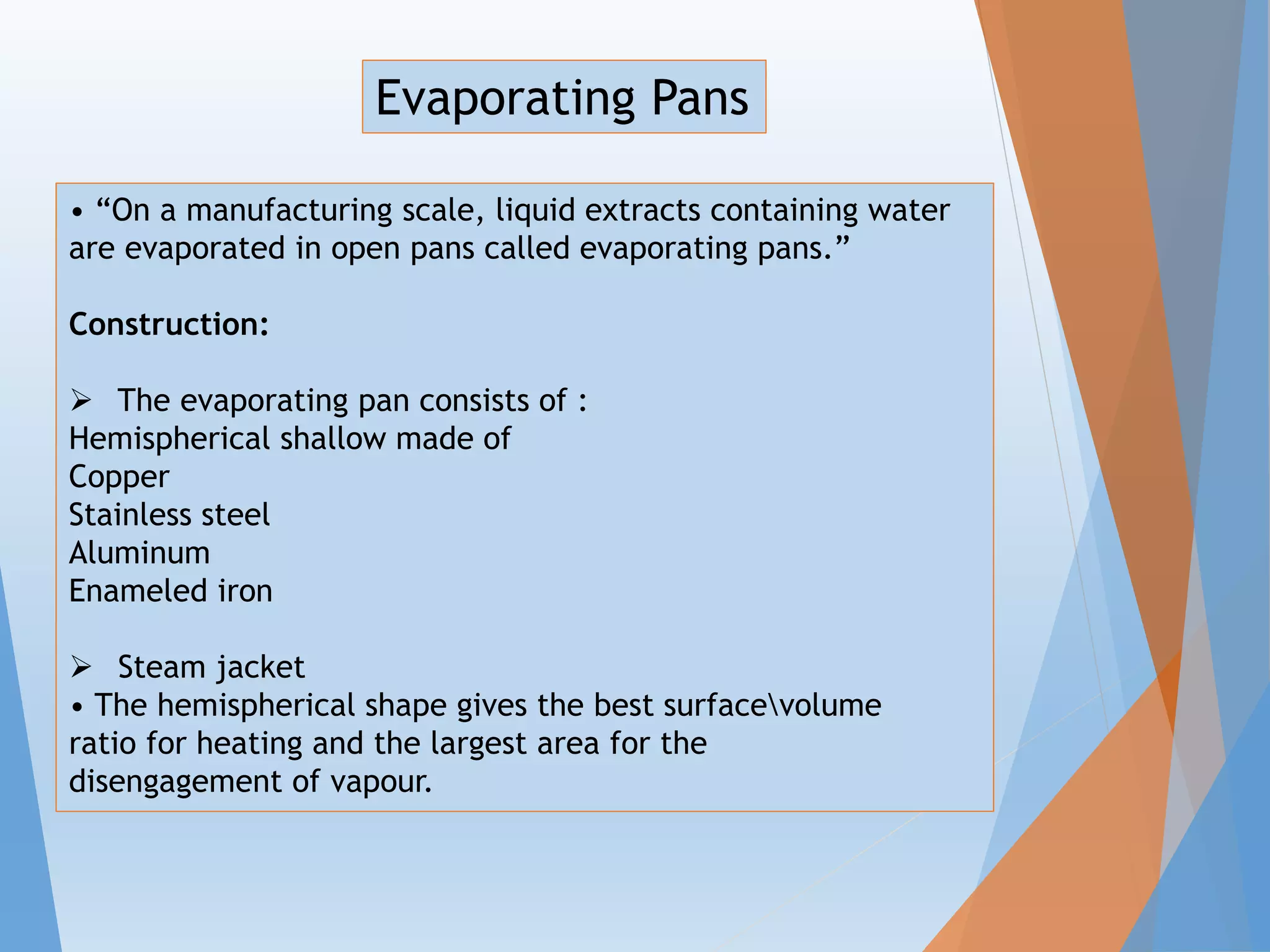 Types of evaporators | PPTX