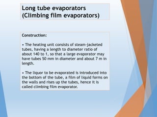 Types of evaporators | PPTX