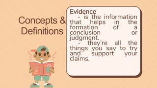 Types of Evidence.pptx_ English 9- Evidence | PPTX