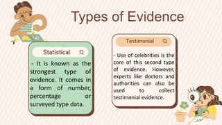 Types of Evidence.pptx_ English 9- Evidence | PPTX